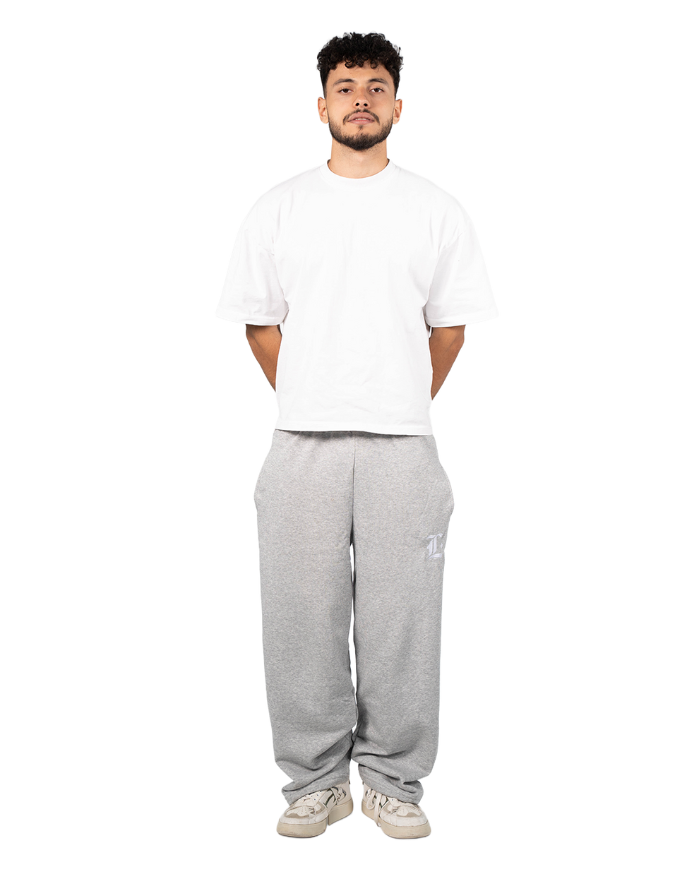 LOCCO LIGHT GREY BAGGY PANTS (Summer) – Locco.eg