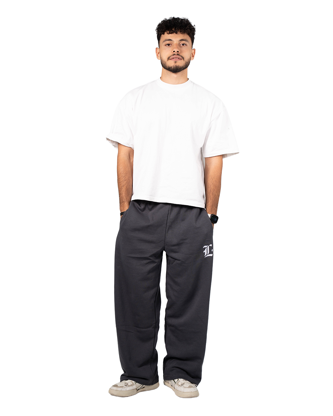 LOCCO DARK GRAY BAGGY PANTS (Summer) – Locco.eg