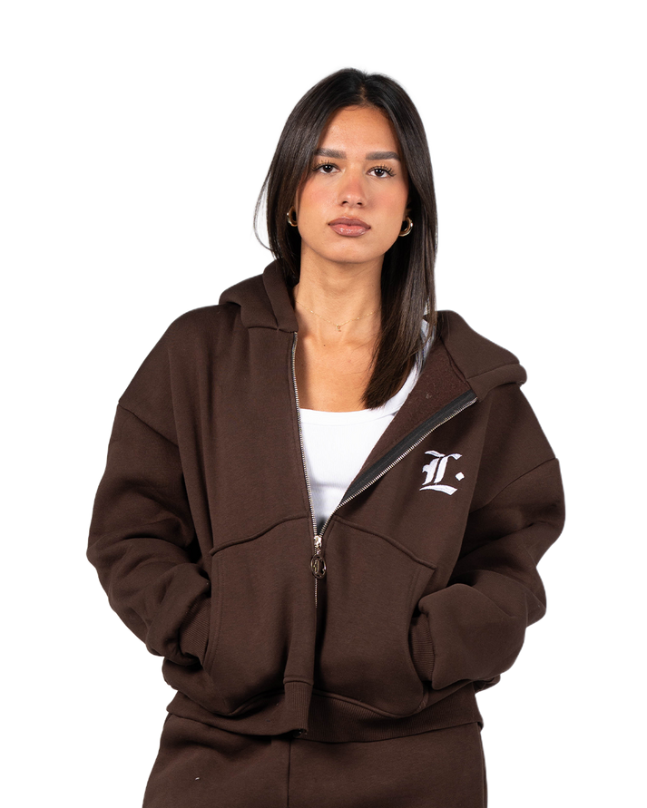 BROWN JACKET – Locco.eg